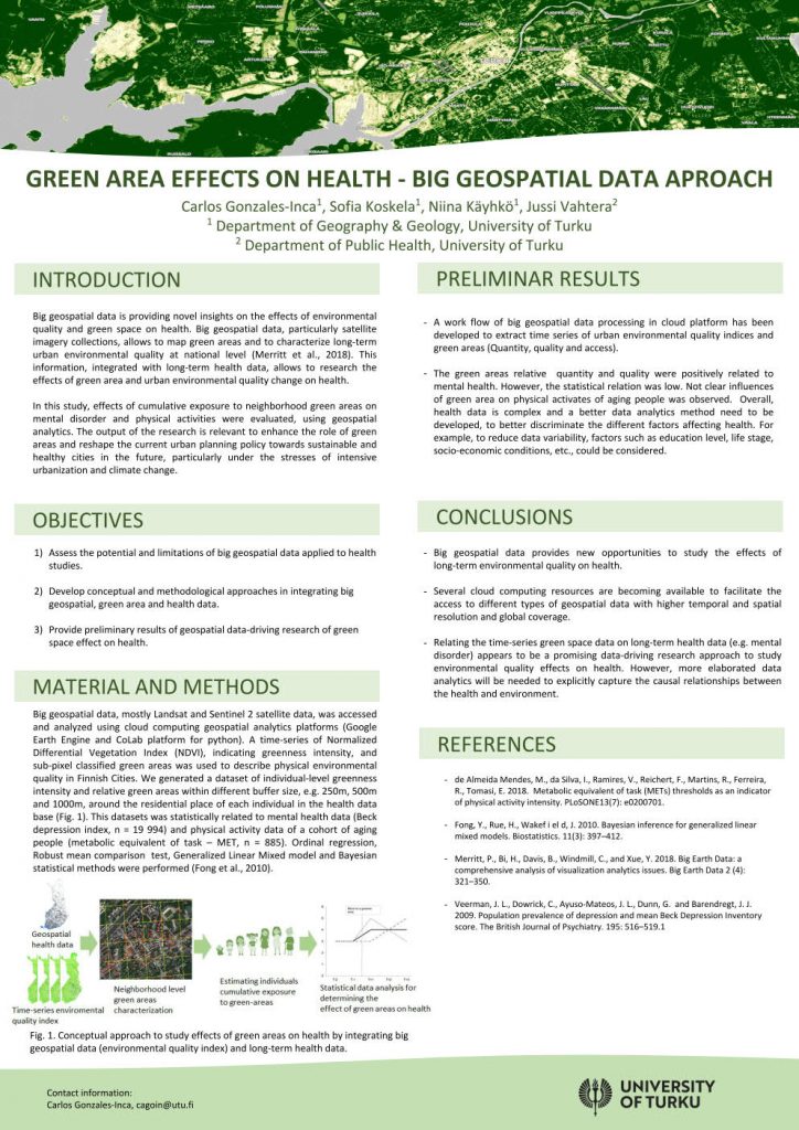 Publications and posters – UTU Geospatial Labs